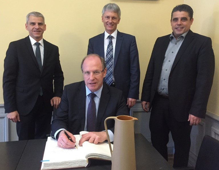 Landtagspräsident zu Informationsbesuch in Staufen - Dr. Patrick Rapp MdL