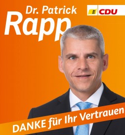 Dr. Patrick Rapp wiedergewählt - Dr. Patrick Rapp MdL